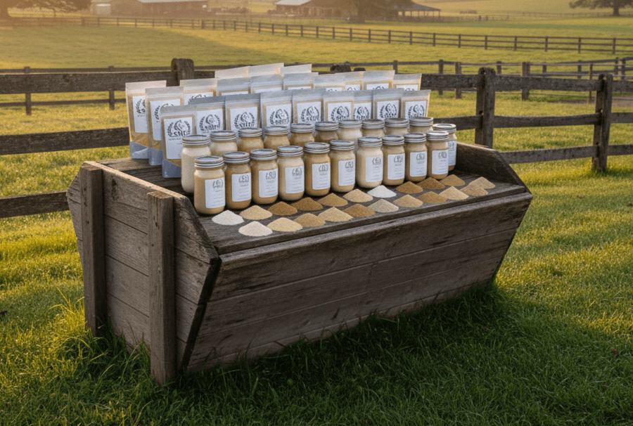 Free-Choice Mineral Buffet for Livestock | Sweet Medicine Farm